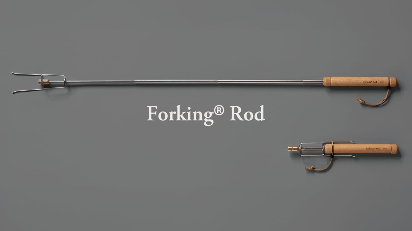画像・写真：「ワイルド＆野生的」BBQの相棒に！「フォーク付き火吹き棒・Forking Rod」焚き火との距離感、吹き口、先端にこだわりアリ！【OUTSIDER】【合計5枚】｜キャンプ ...